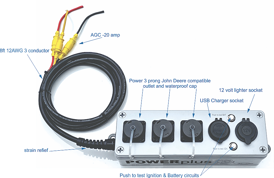 NEW Auxiliary power connector